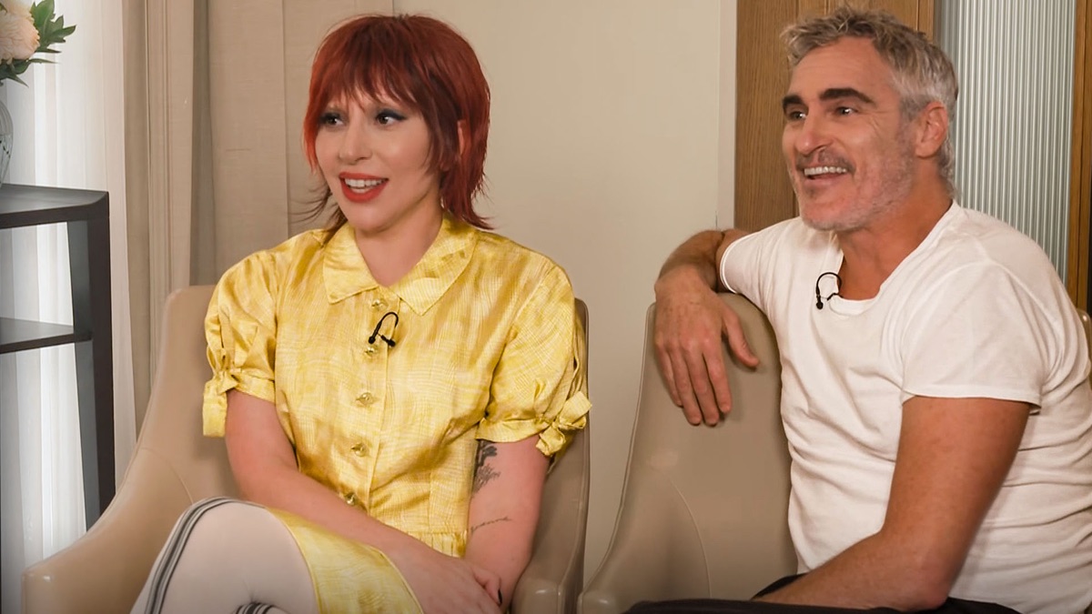 Lady Gaga and Joaquin Phoenix meet GMB - Lady Gaga and Joaquin Phoenix ...