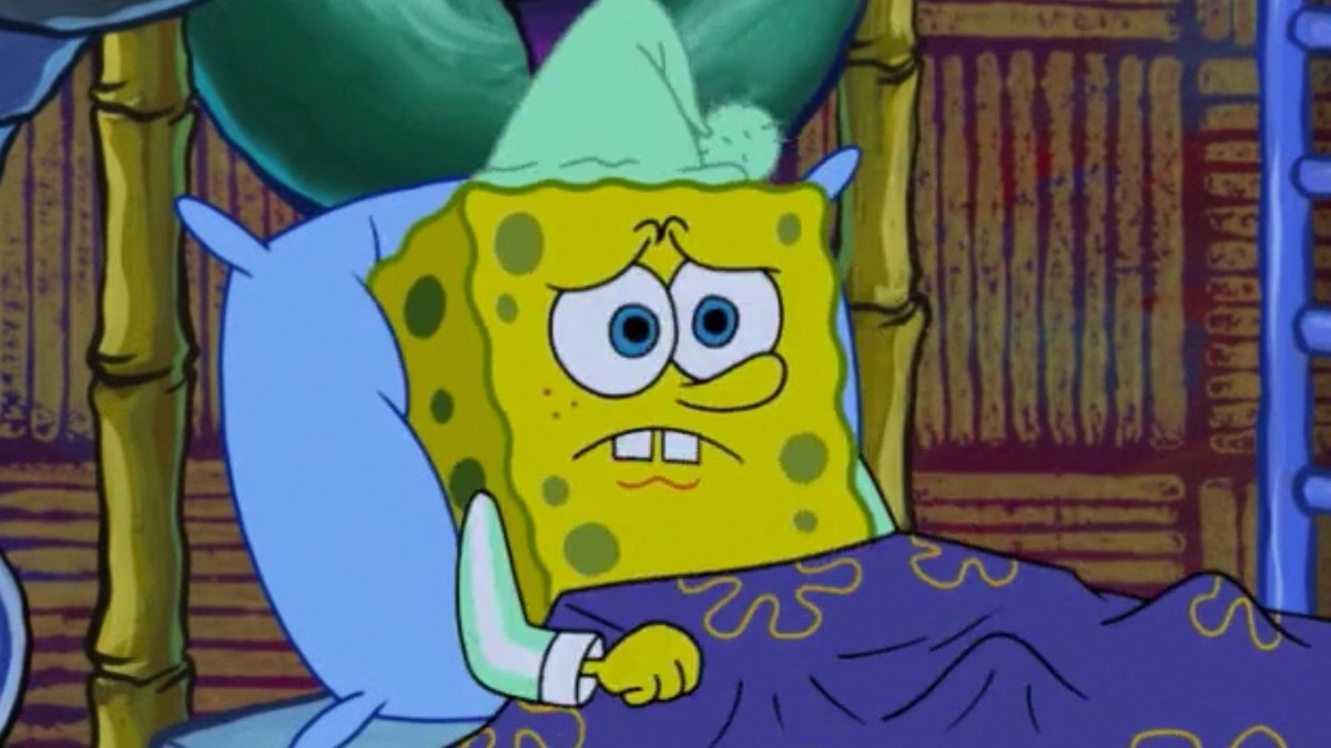 Spongebob Sleeping In Bed