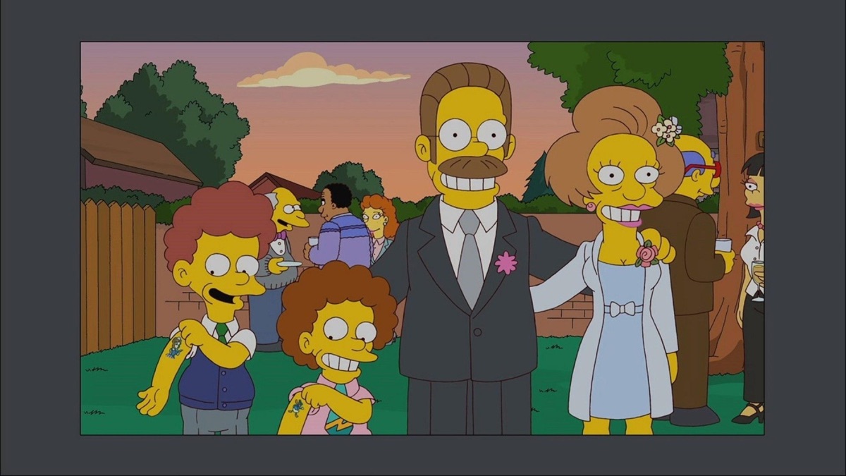 Ned Edna Wedding The Simpsons: 10 Worst Things Ned Flanders Ever Did