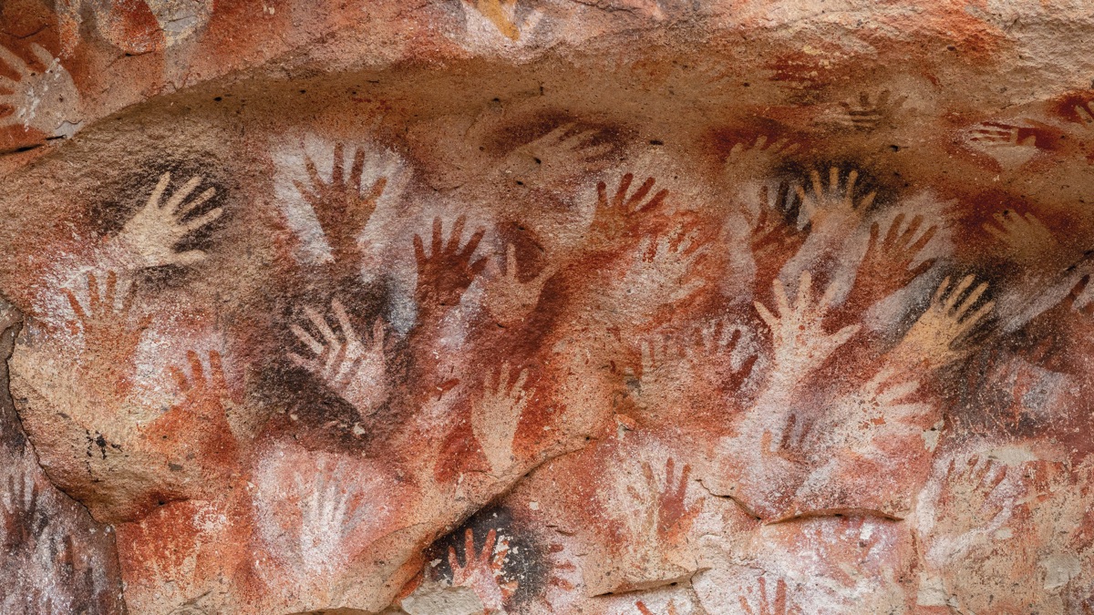 Handprints in Time: Early Art and Objects - Early Humans: Ice, Stone ...