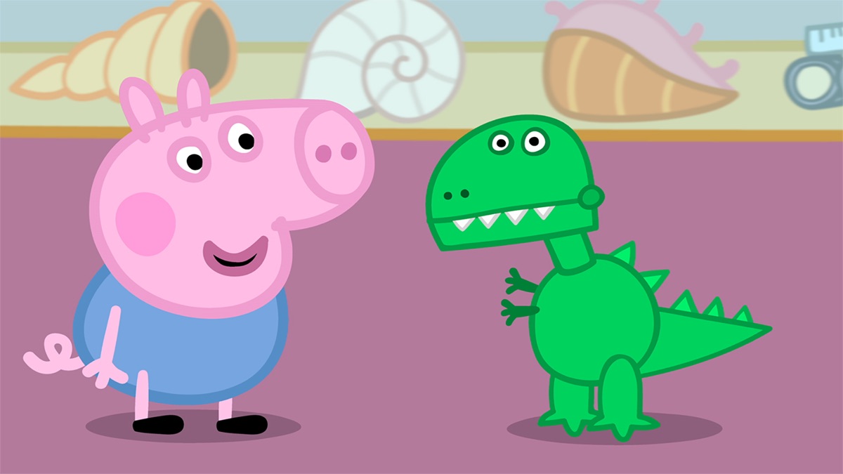 George's New Dinosaur / Grandpa Pig's Train to the Rescue / The Pet ...