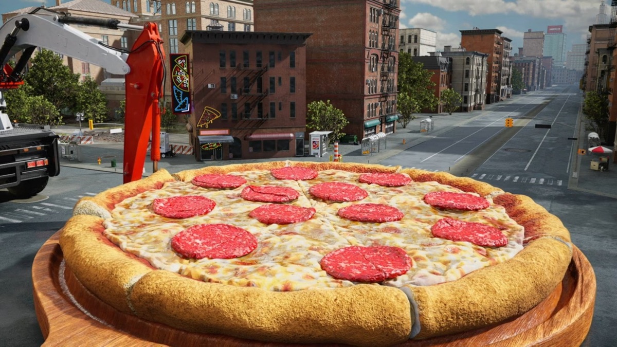 ‎Mason James entrega la pizza más grande del mundo - Matchbox ...