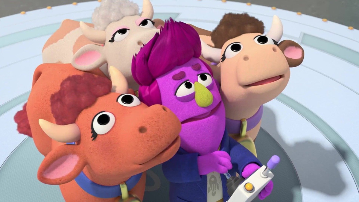 The Escaping Cows of Sunny Field Farm - Sesame Street Mecha Builders ...