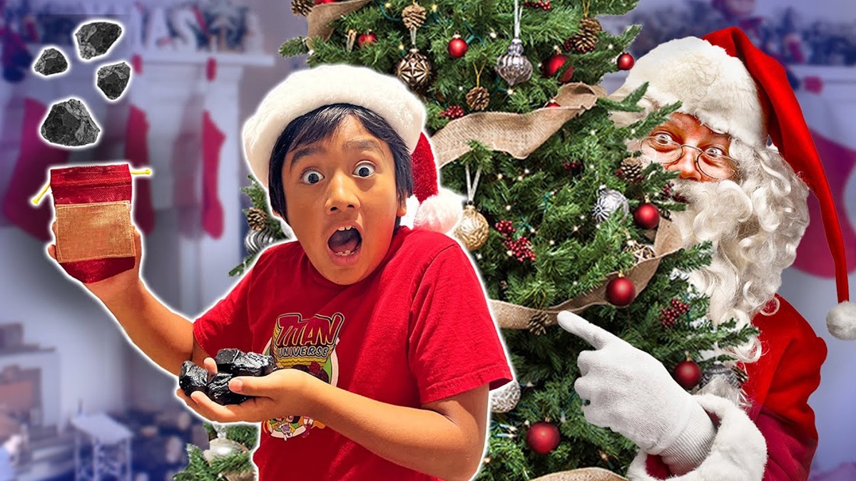 Ryan Learns About Coal From Santa! - Ryan's World (Series 17, Episode ...
