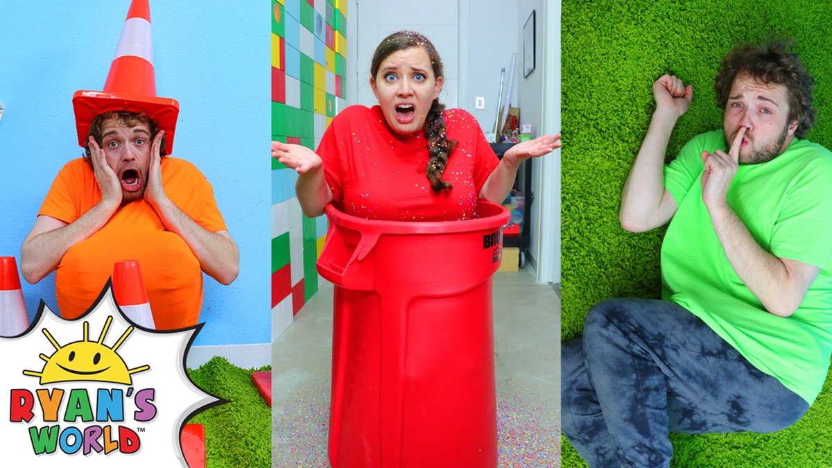 Ryan's World Hide and Seek One Color Challenge! - Ryan's World (Season ...