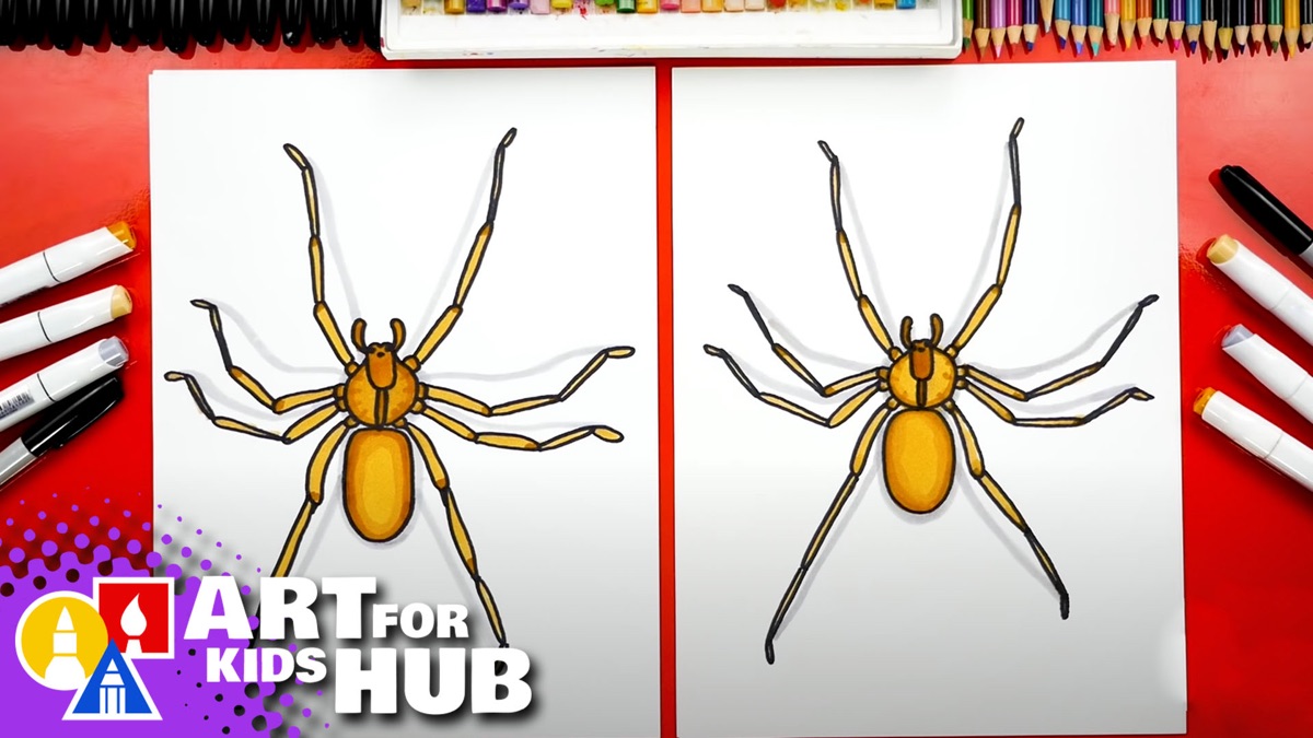 How To Draw a Brown Recluse Spider! - Art for Kids Hub (Season 2 ...