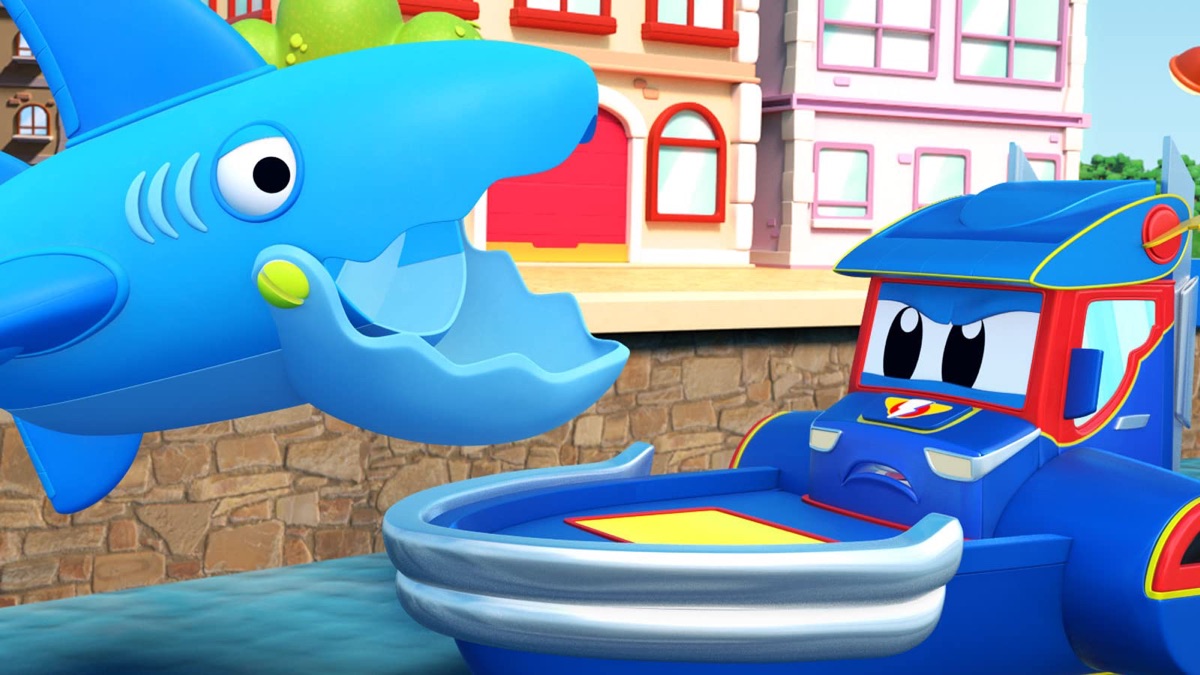 Sharks Attack! / Summer: sharks and drifting pontoon / Helicopter plays ...