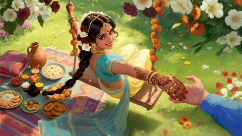 Her Henna Story - Challenge by Paint by Number Coloring Game | August ...