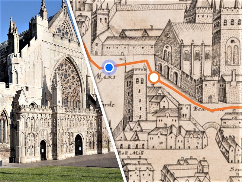 Exeter time jump: Tudor tales - Apple Maps