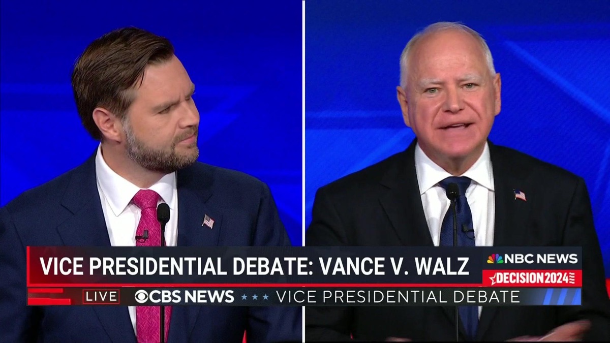 Vice Presidential Debate: Vance vs. Walz Hosted by CBS News - Vice ...