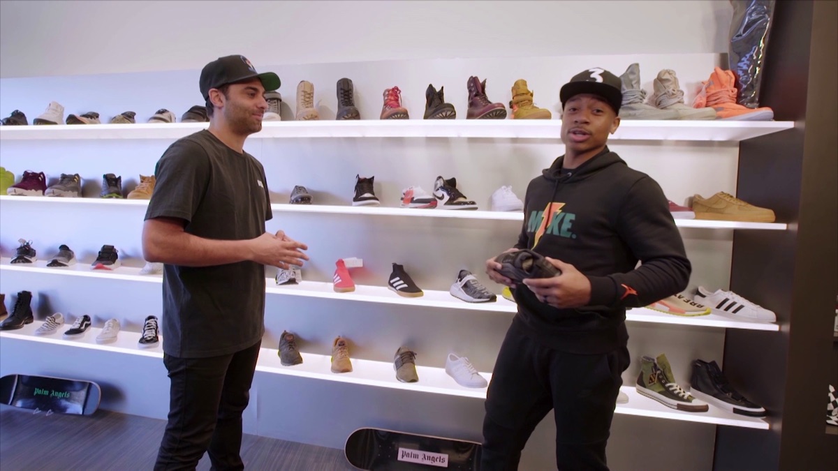 Isaiah Thomas, Pete Wentz and Jarvis Laundry Go Sneaker Shopping with ...