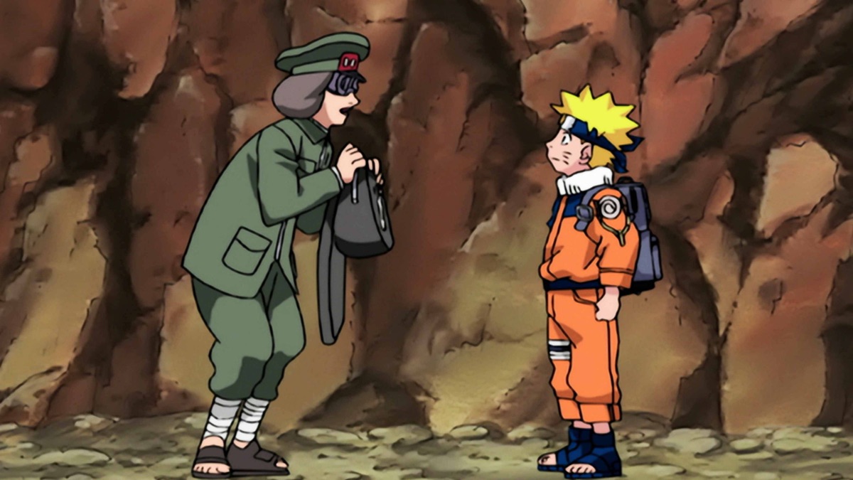 Naruto Sitting On Swing By Himself