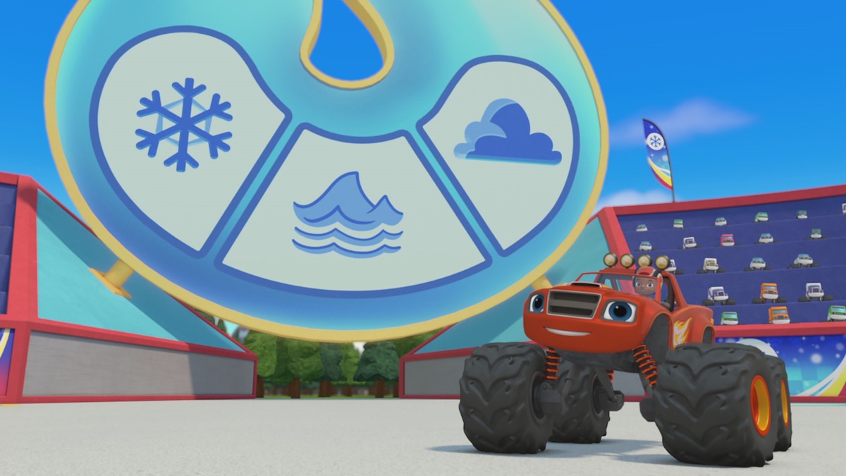 Snow, Sea, Sky Race - Blaze y Los Monster Machines (temporada 8 ...