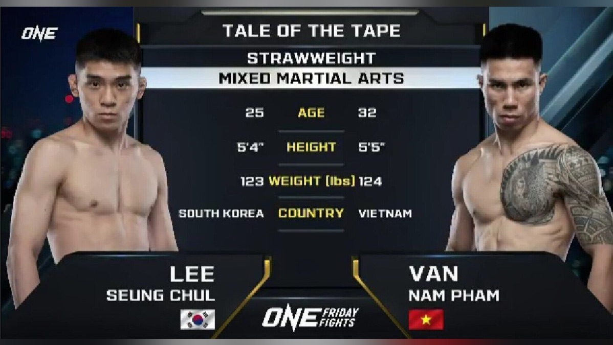 One Friday Fights 91 - Lee Seung Chul x Van Nam Pham - One Friday Fights (Temporada 91, Episódio ...