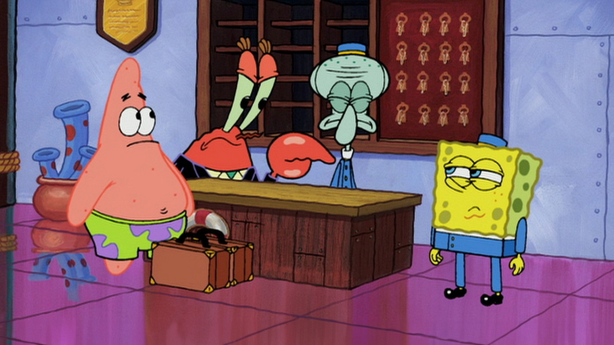 ‎De Krokante Toren; Juf Puff, u bent ontslagen - SpongeBob (Seizoen 4 ...