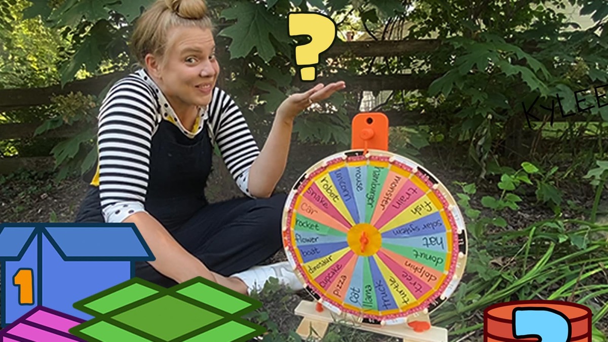 Kylee Makes a Mystery Box Art Game! - Kylee Makes It (Series 1, Episode ...