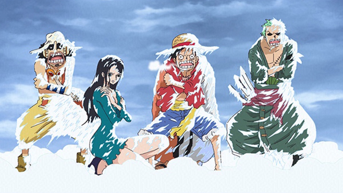 ‎Punk Hazard: A Big Problem! Luffy Sinks Into the Cold Lake - One Piece ...
