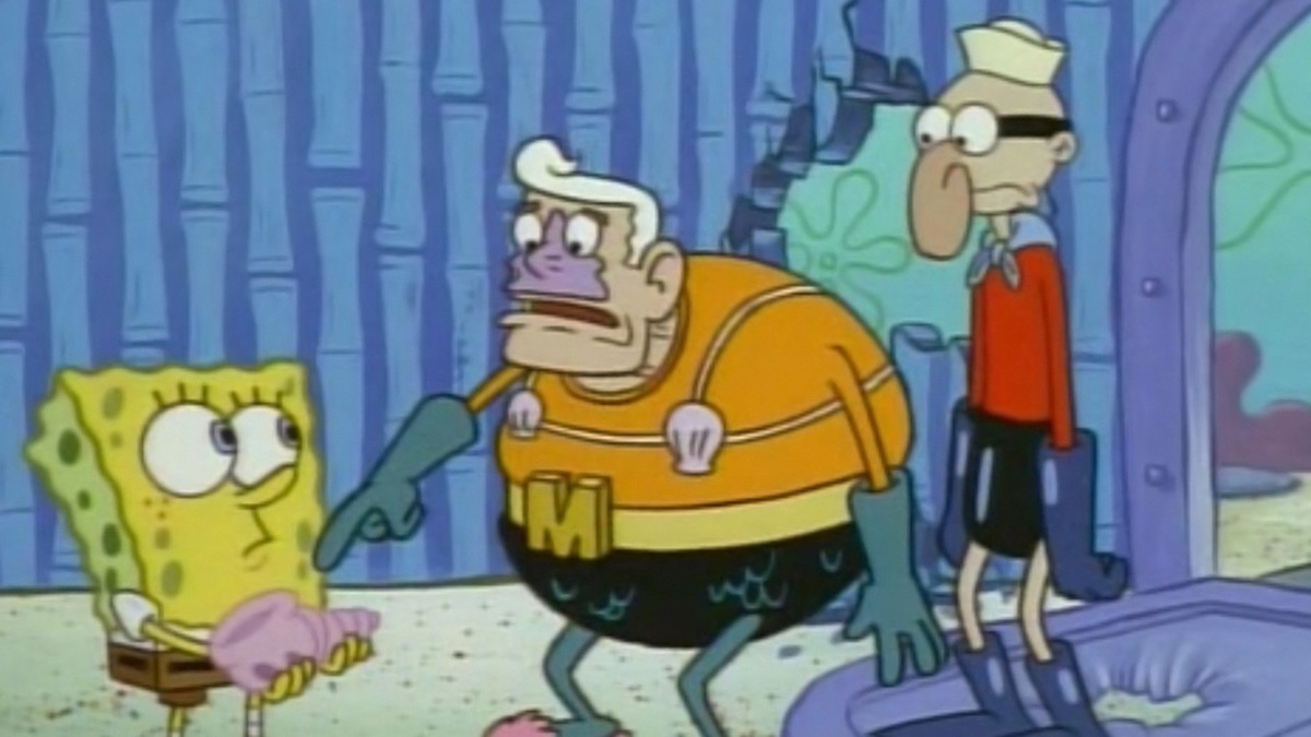 Barnacle Boy And Mermaid Man Car