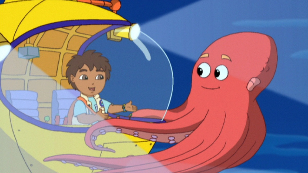 Giant Octopus Saves the Animals From the Ocean Volcanoes - Go, Diego ...