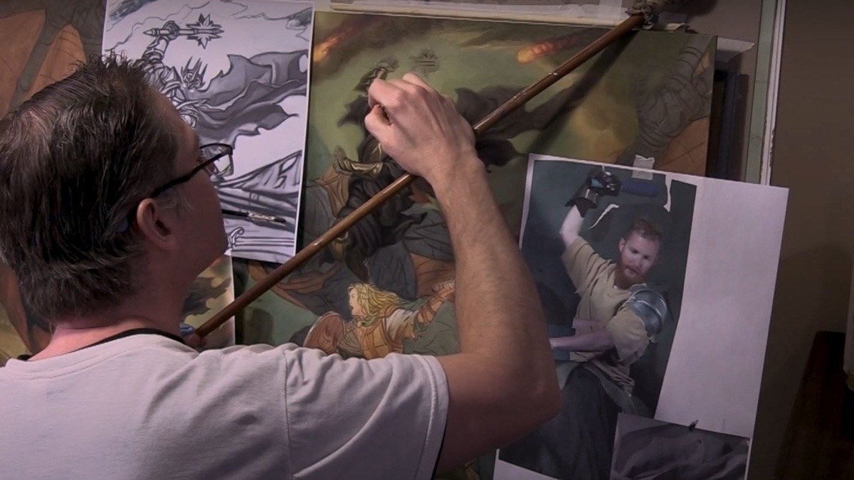 Epic Fantasy Painting In Oils - Apple TV