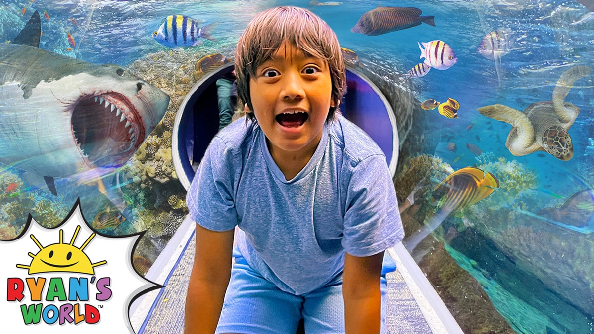Ryan Goes on an Aquarium Adventure! - Ryan's World (Season 3, Episode ...
