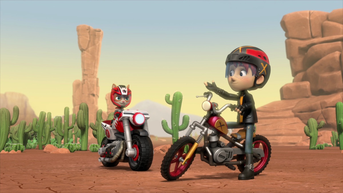 Moto Pups: Pups vs The Ruff-Ruff Pack – PAW Patrol (Season 7, Episode ...