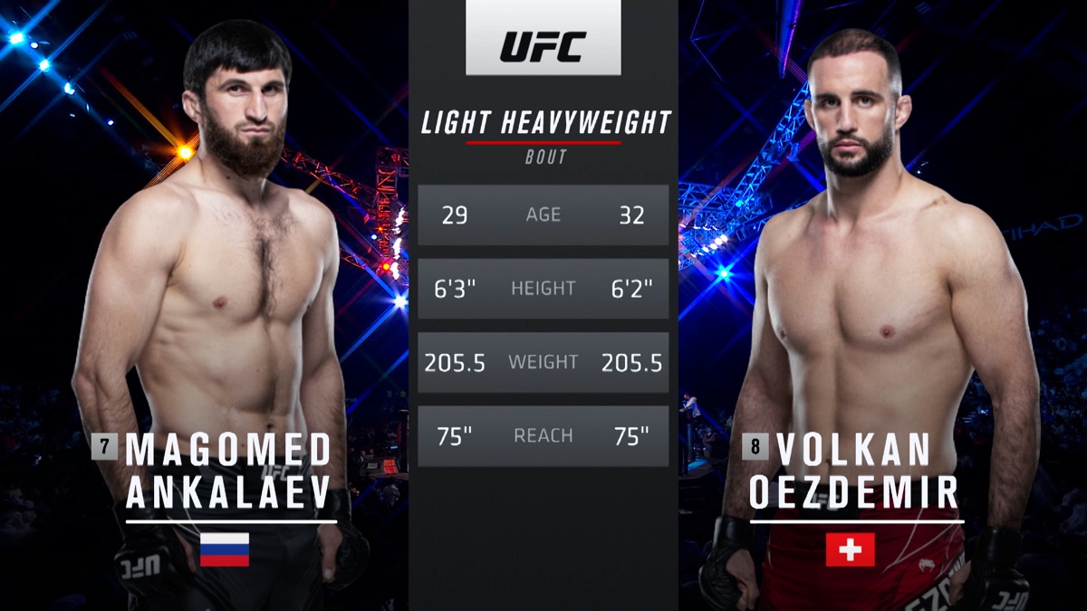 ‎267: Magomed Ankalaev vs. Volkan Oezdemir Main Card - UFC (Temporada ...