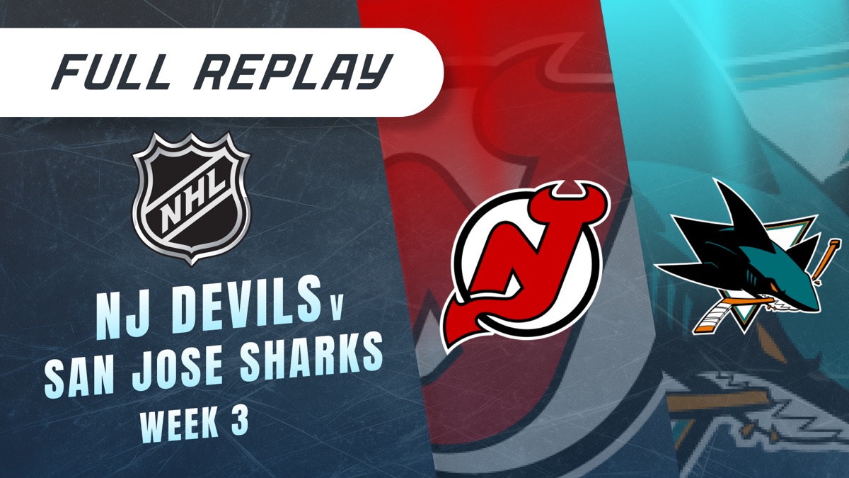 ‎NJ Devils v San Jose Sharks | Full Replay – National Hockey League ...