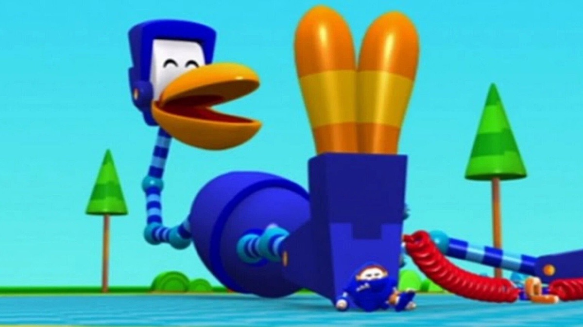 Mechana Chicken Springing Island - Animal Mechanicals (Season 3 ...