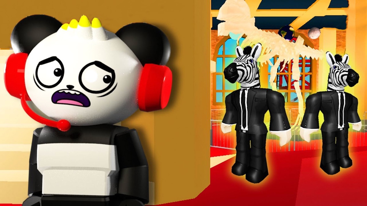 Roblox Museum with Combo Panda! - Ryan's World (Series 18, Episode 60 ...